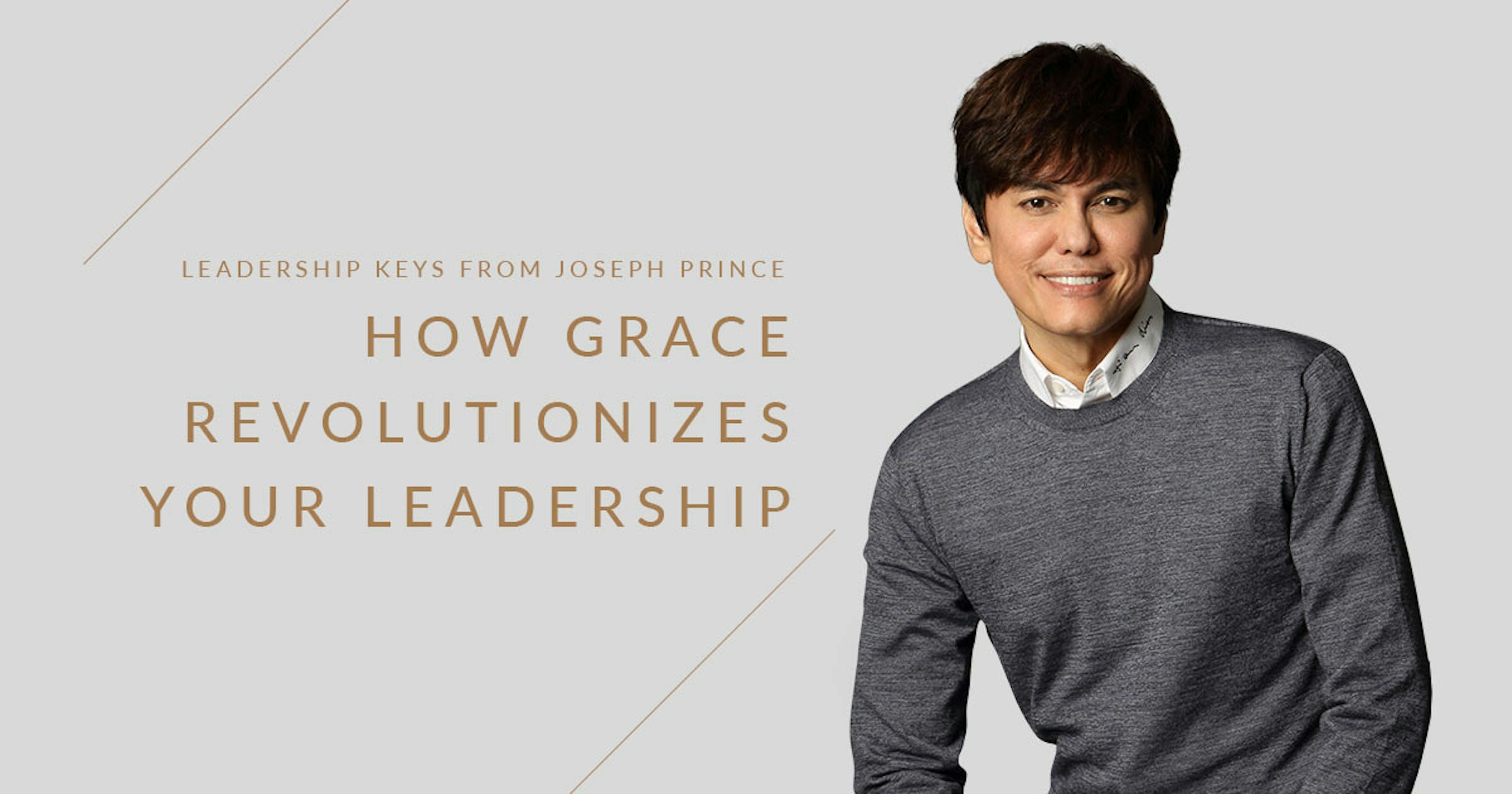 Joseph Prince Latest Series: The Grace Leadership Series Volume 2